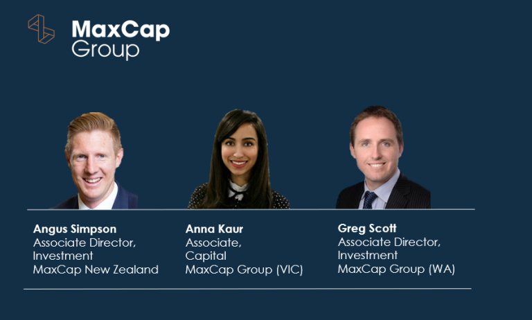 MaxCap makes three appointments to its' Australia (WA/ VIC) and New Zealand team | MaxCap Group