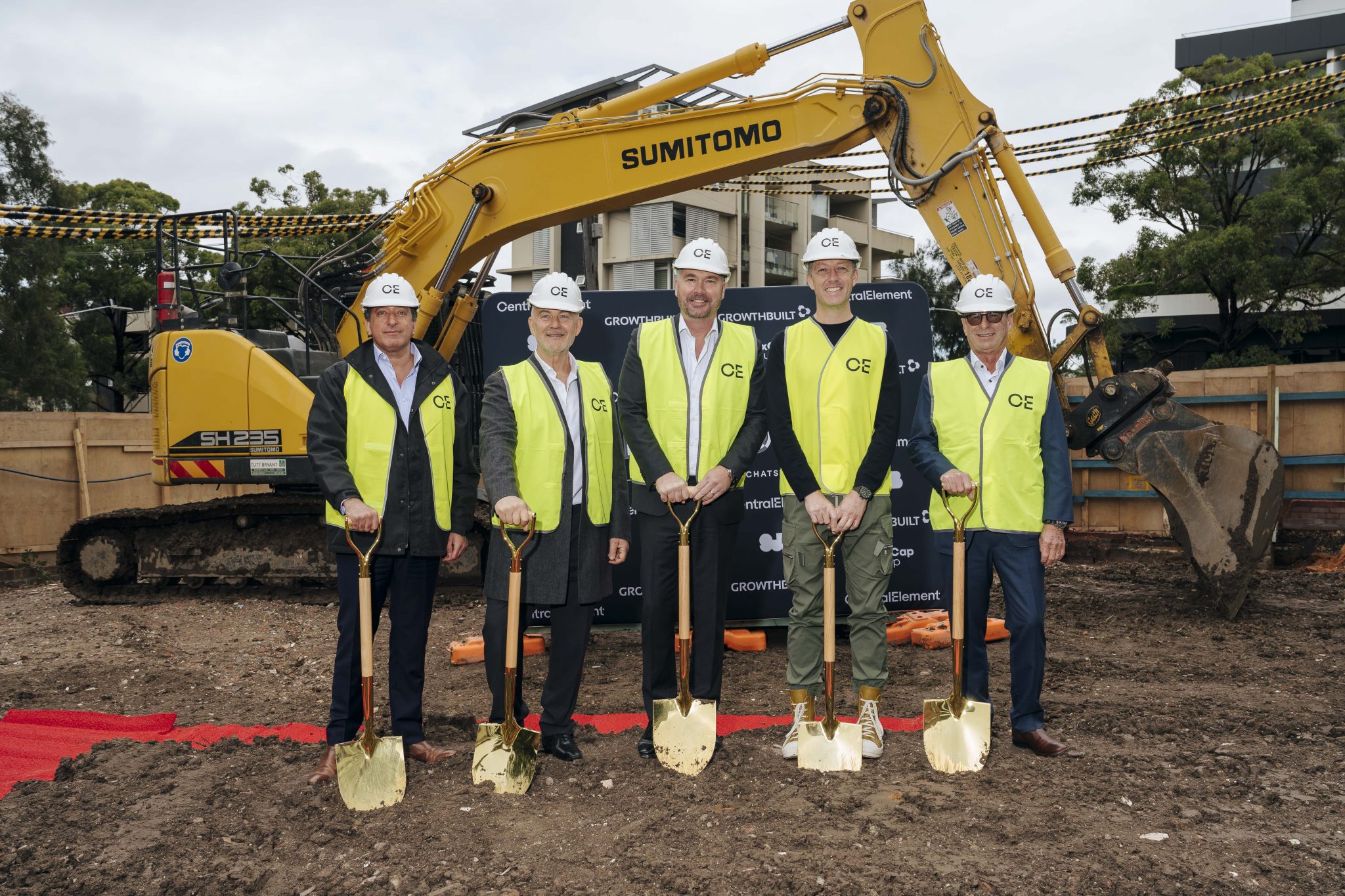 MaxCap and Central Element break ground on Ethos | MaxCap Group